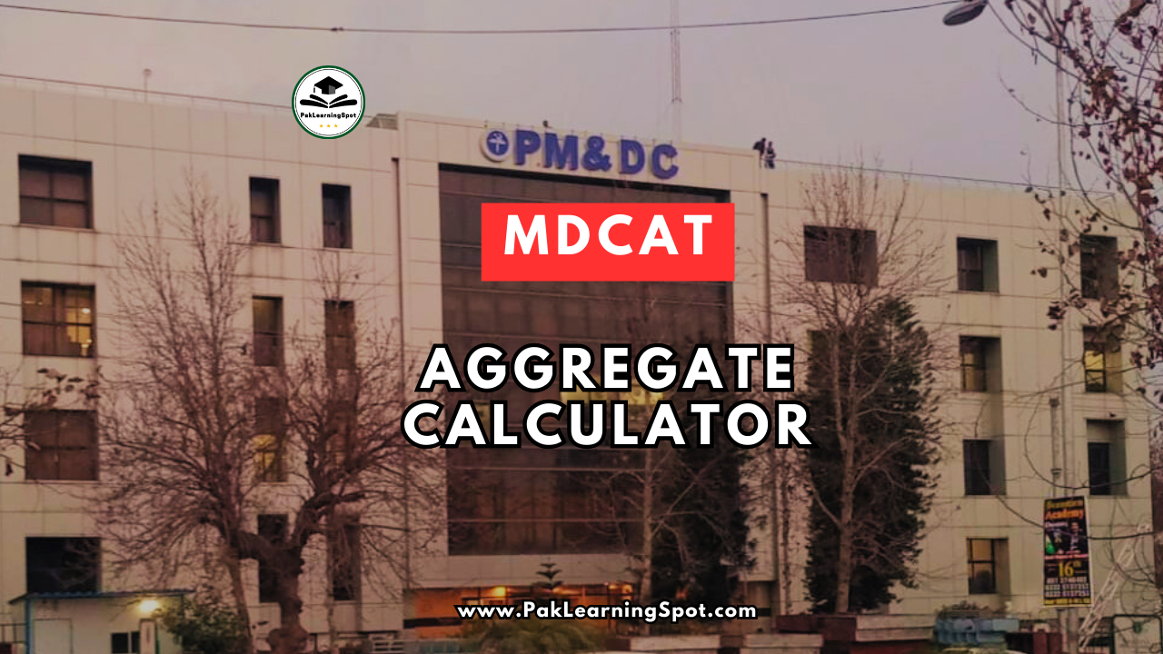 MDCAT Aggregate Calculator - PLS Academy - Boost