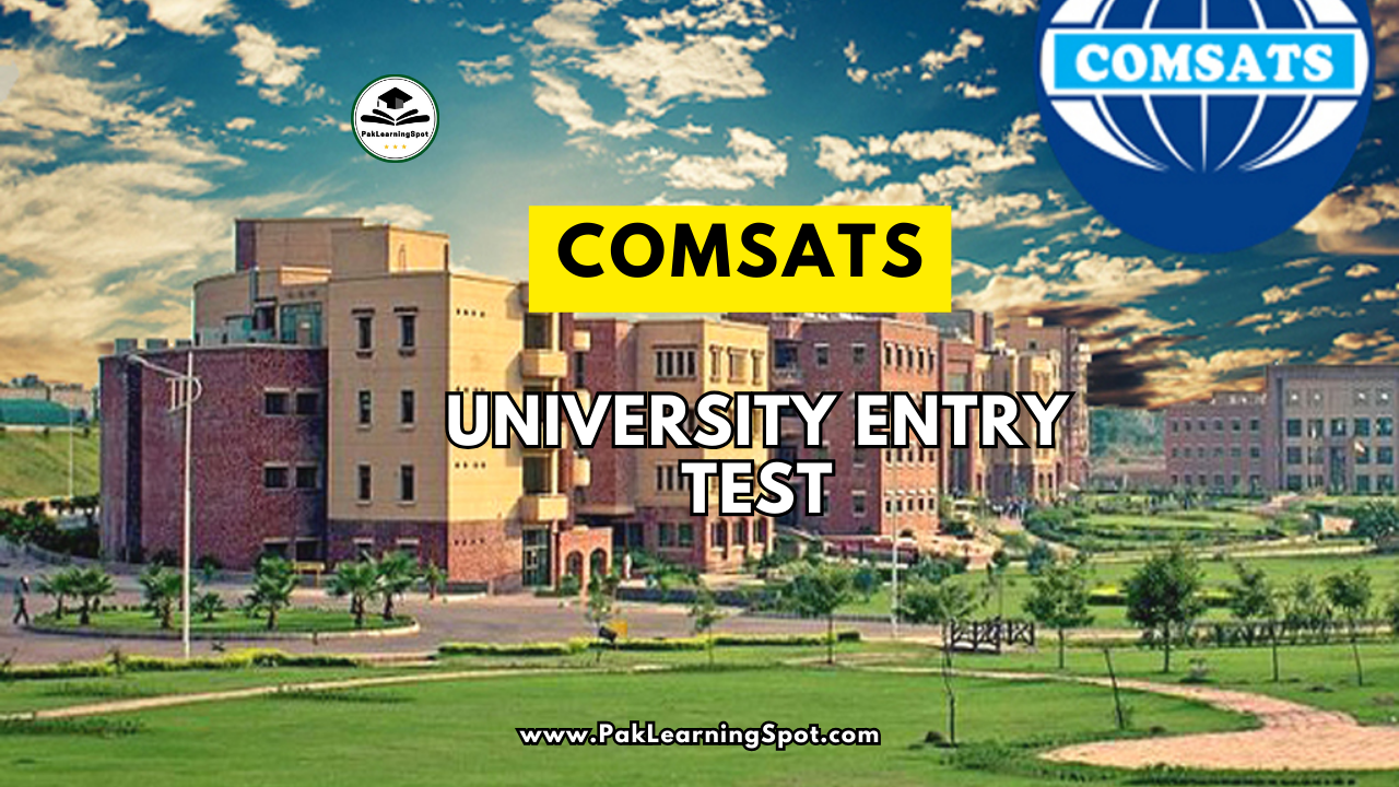COMSATS University Entry Test Preparations - PLS Academy - Boost
