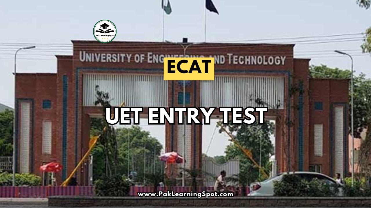 ECAT Entry Test 2024 - PLS Academy - BOOST