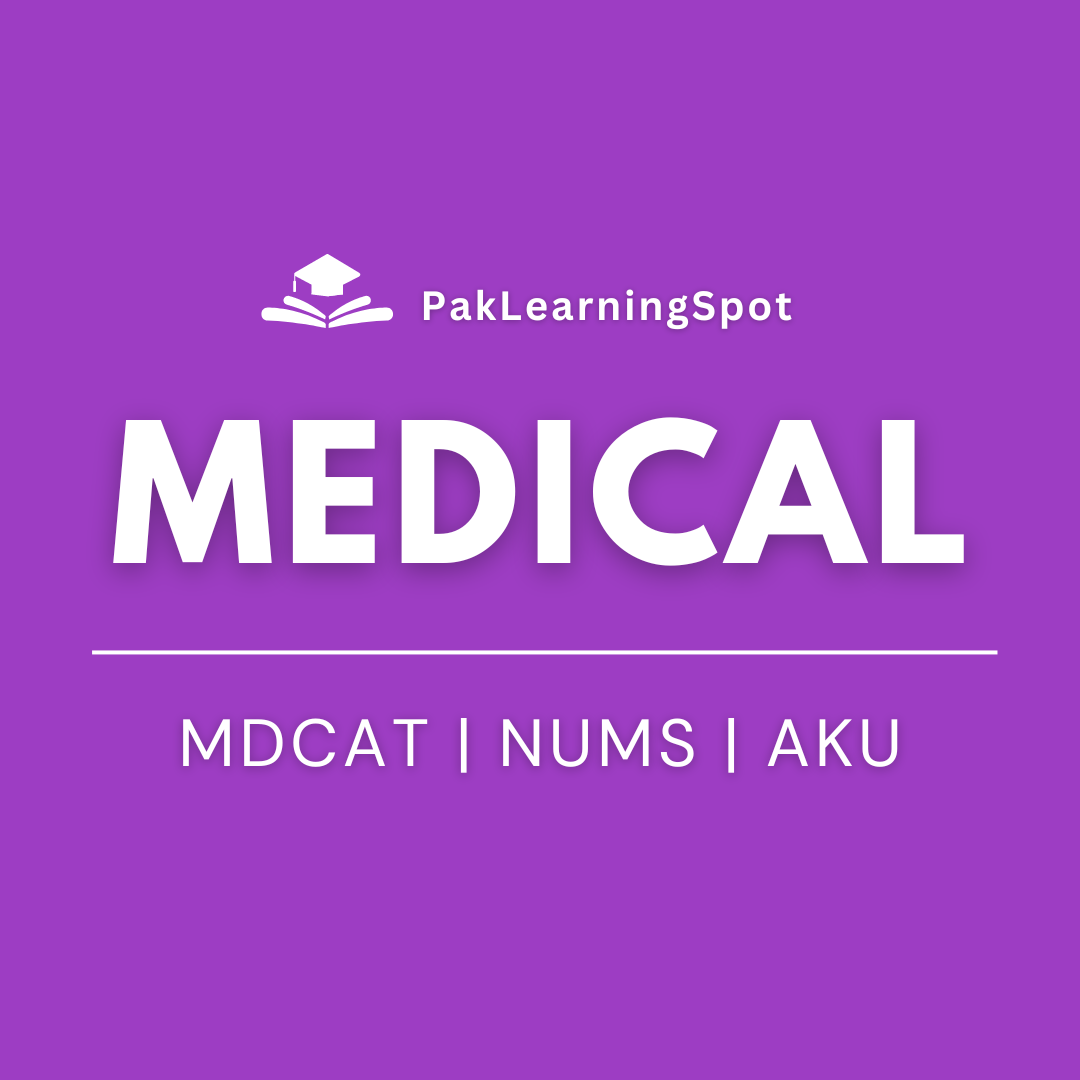NUMS MDCAT - PLS Boost by PakLearningSpot